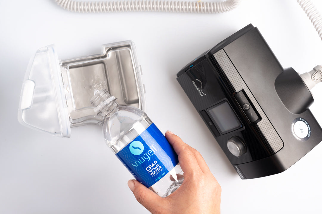 Distilled Water for CPAP Machines by Snugell (24-Pack, 12 oz) – snugell.com